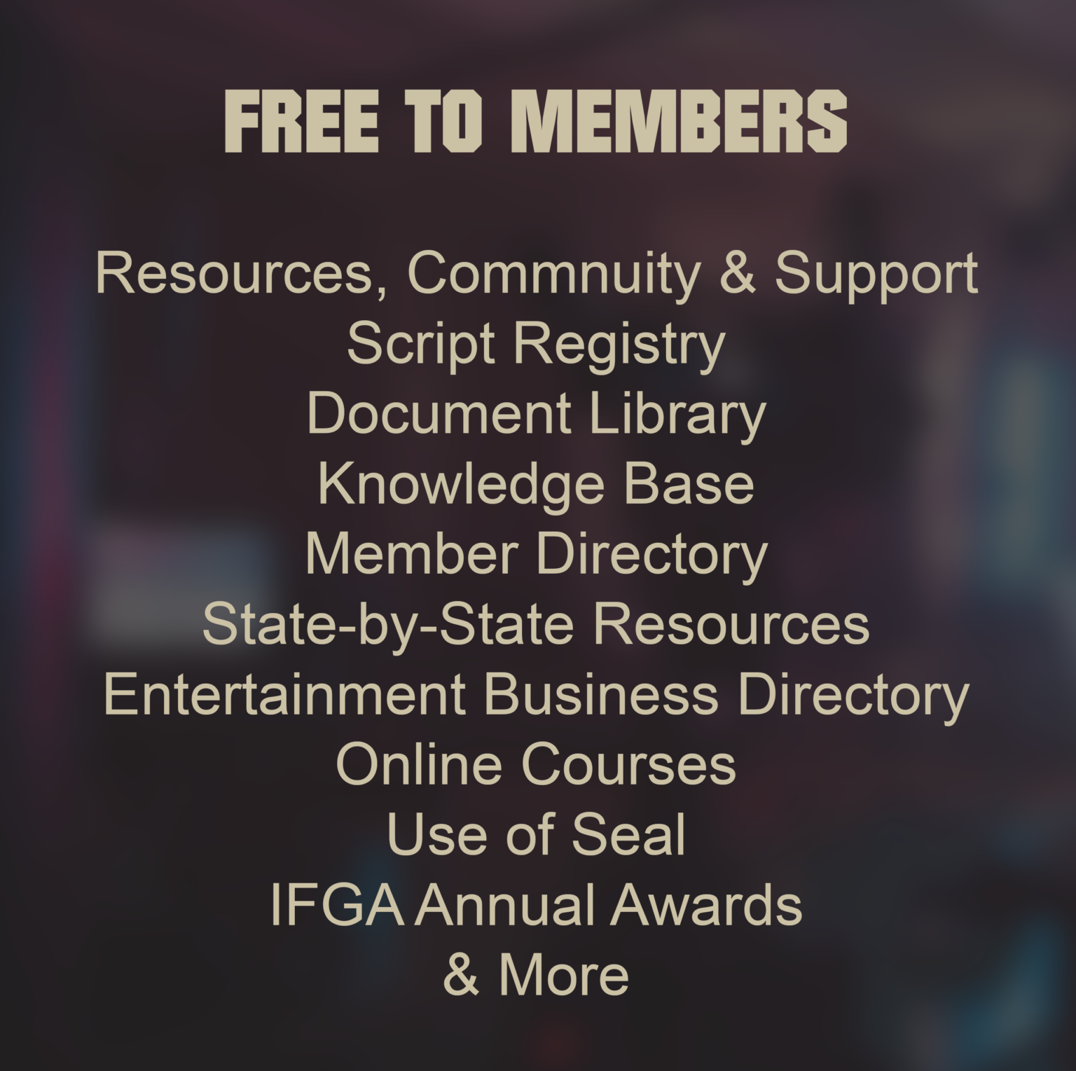 IFGA Home - Independent Filmmakers Guild of America